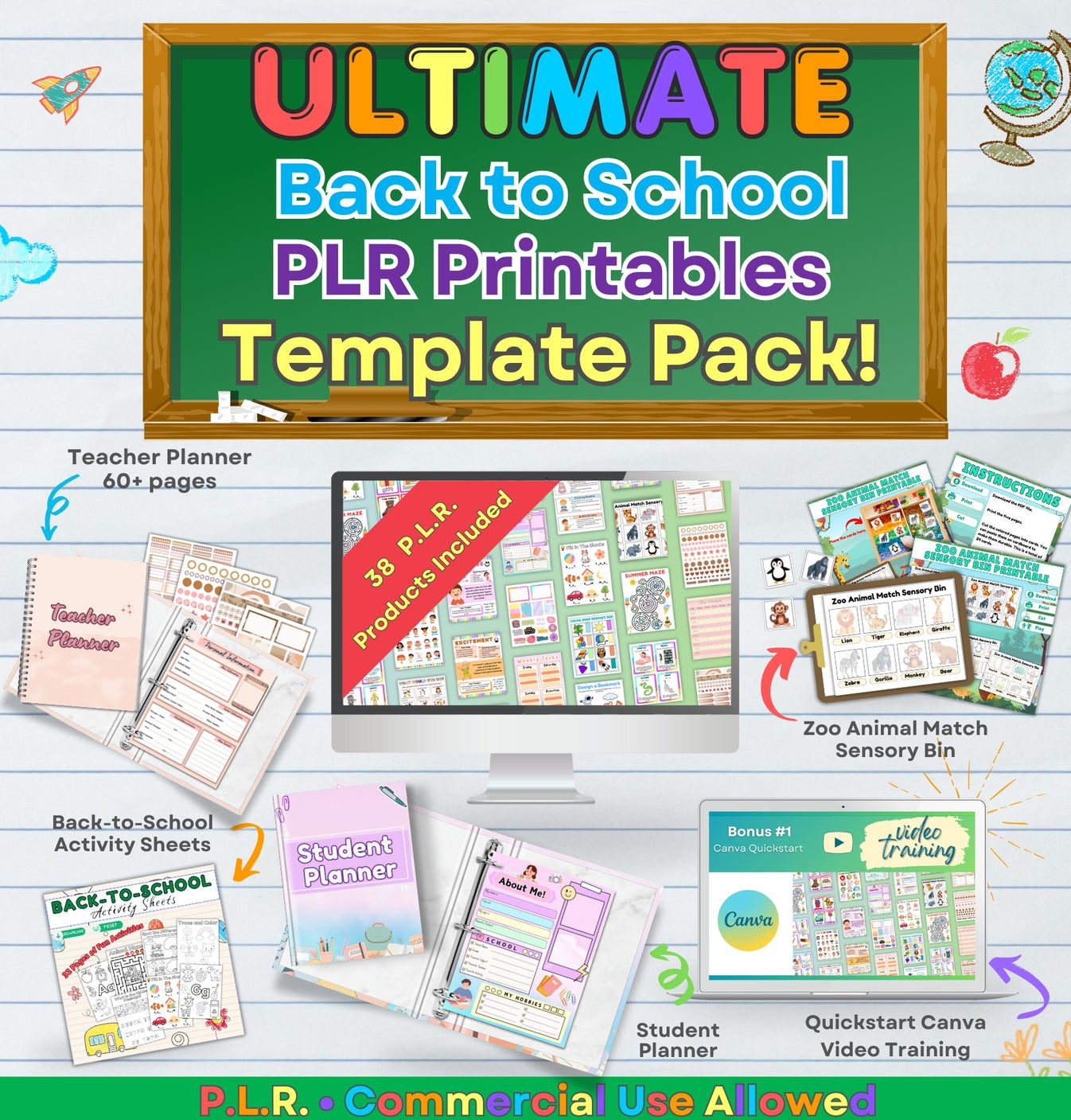 Ultimate Back to School Template Pack – plr-printables-store