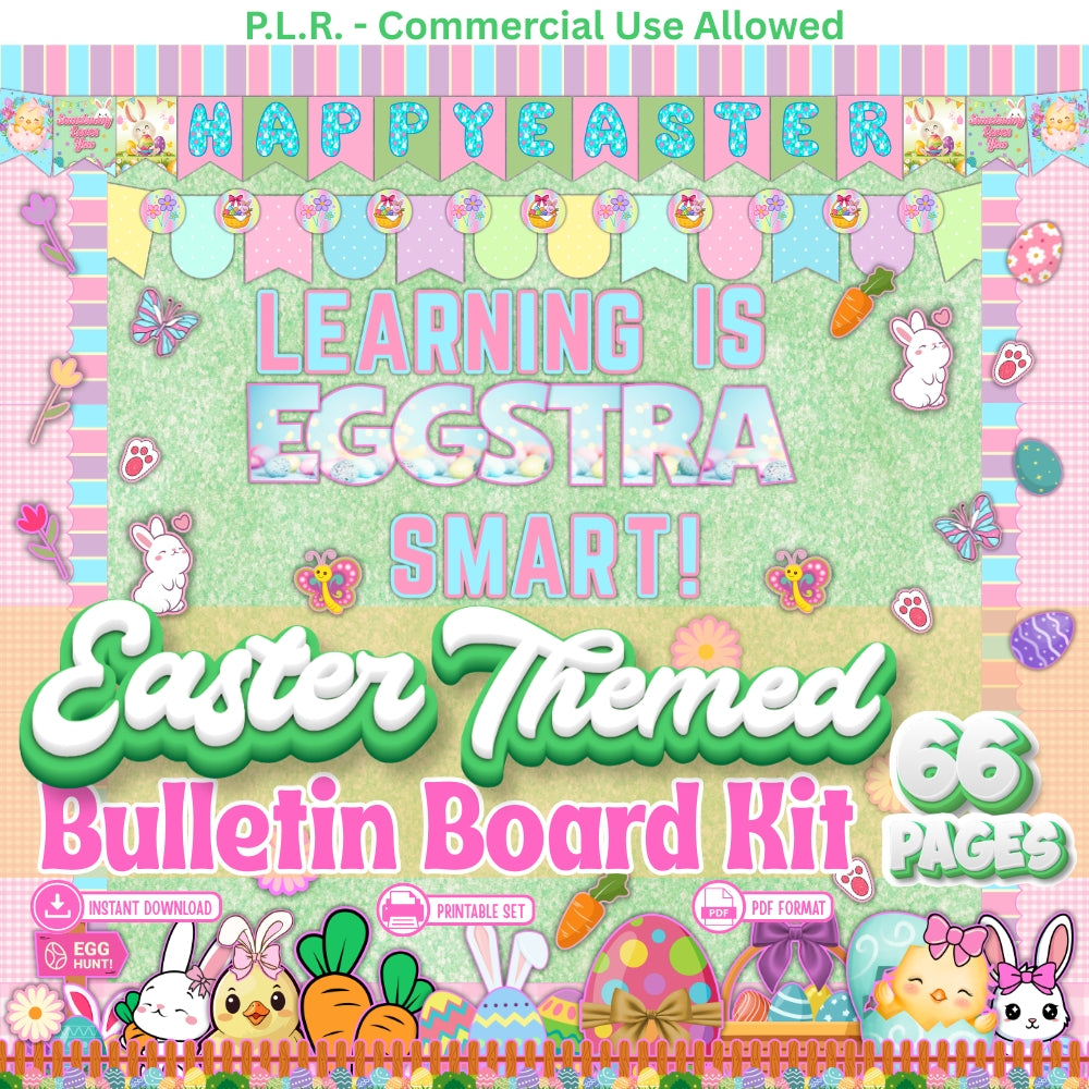 PLR Easter Bulletin Board Kit – plr-printables-store