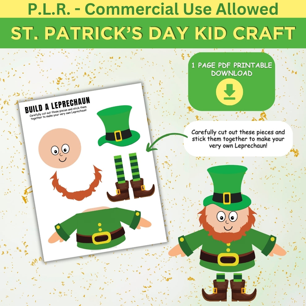 PLR Build a Leprechaun – plr-printables-store