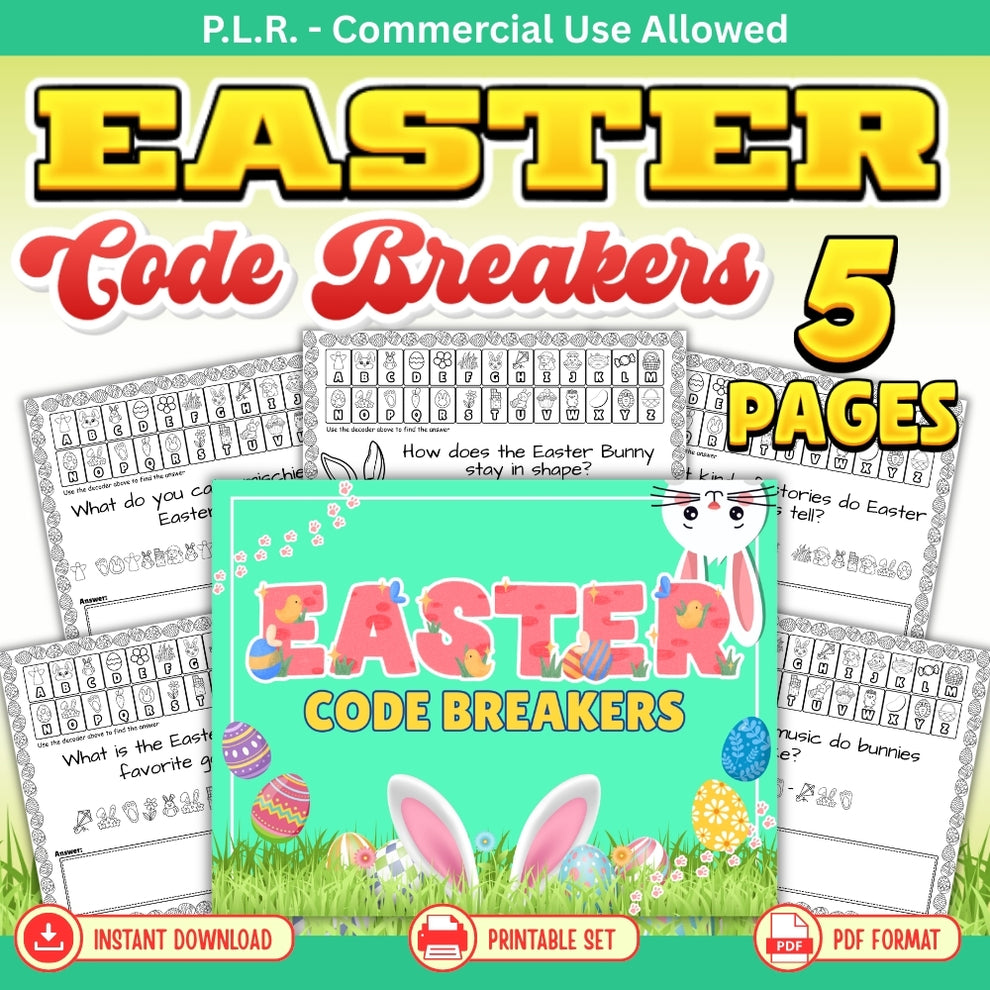 PLR Printable Easter Code Breakers – plr-printables-store