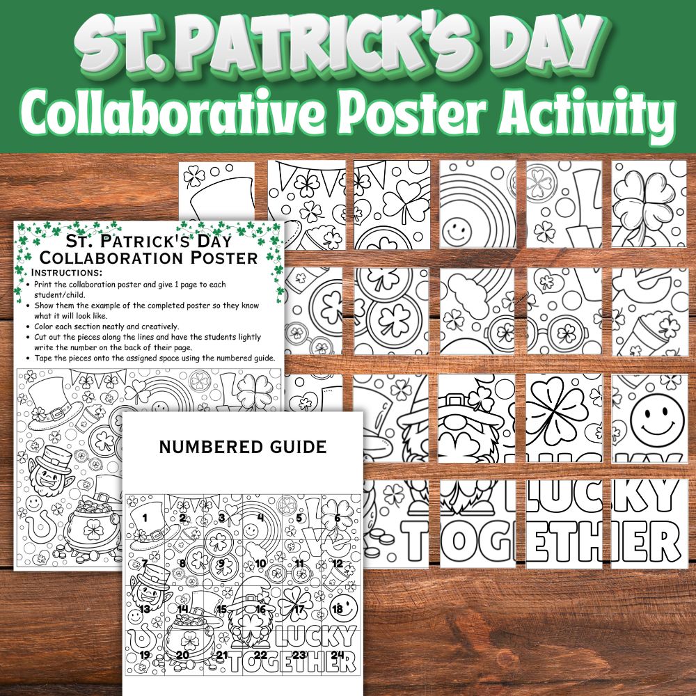 PLR St. Patrick's Day Collaborative Poster – plr-printables-store